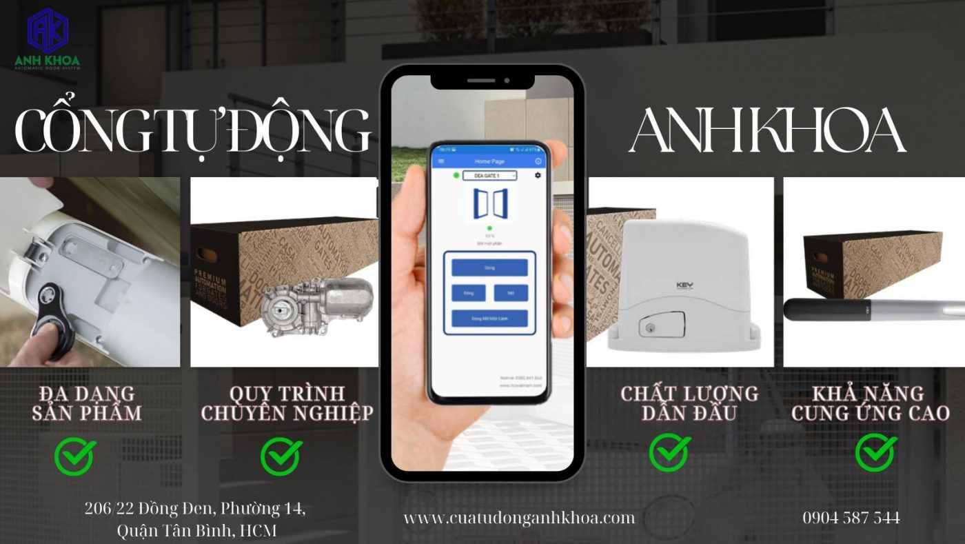 Anh Khoa - Chuyên cung cấp cửa, cổng tự động giá rẻ, chất lượng